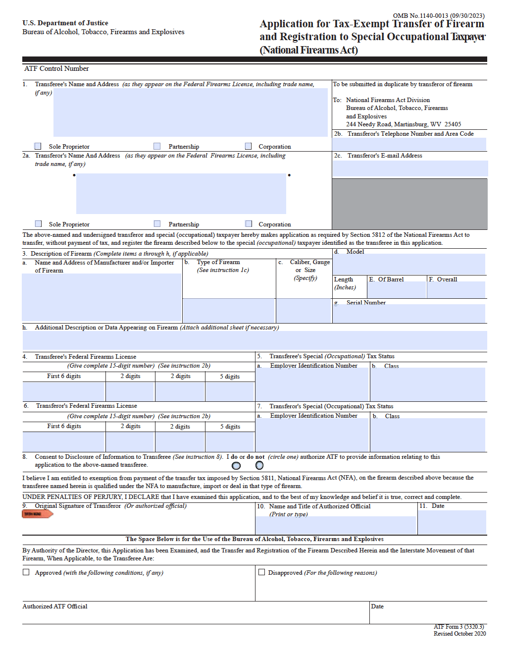 ATF Form 3 Guide - RocketFFL